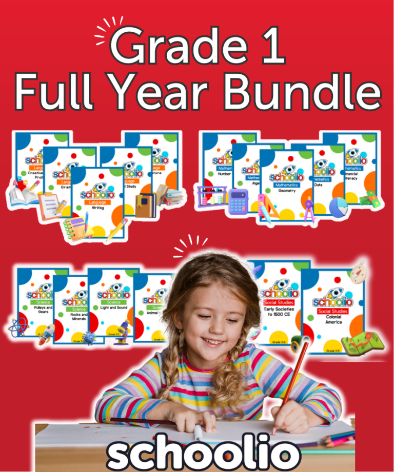 Full Year Bundle: Grade 1 - Schoolio™️