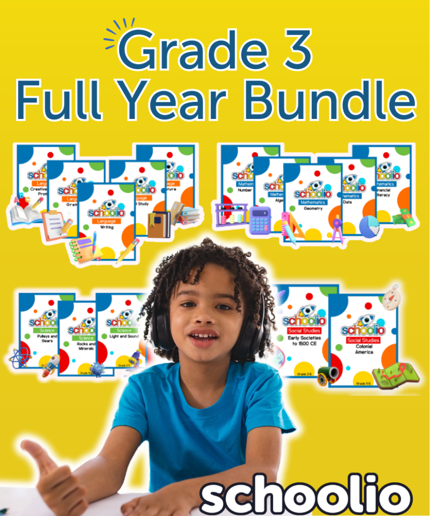 Grade 3: Full Year Bundle - Schoolio™