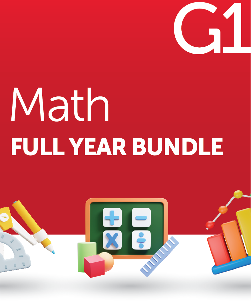 Math Complete Year Bundle: Grade 1 - Schoolio™