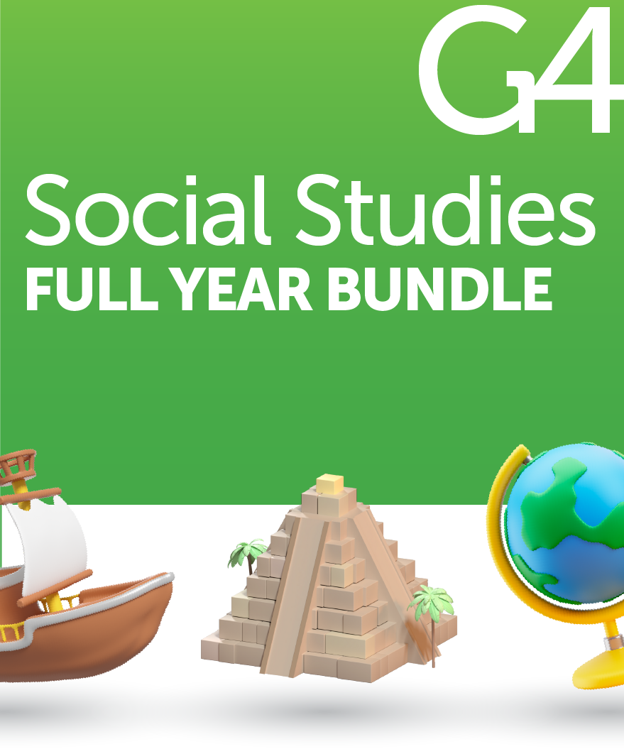 Social Studies Starter Bundle: Grade 4 - Schoolio™ | US