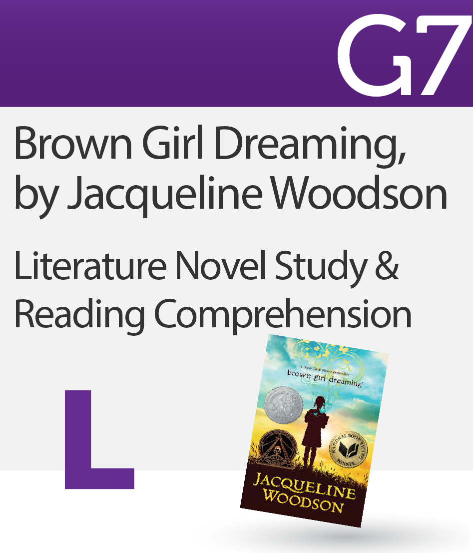 Literature & Comprehension Novel Study: Brown Girl Dreaming, by ...