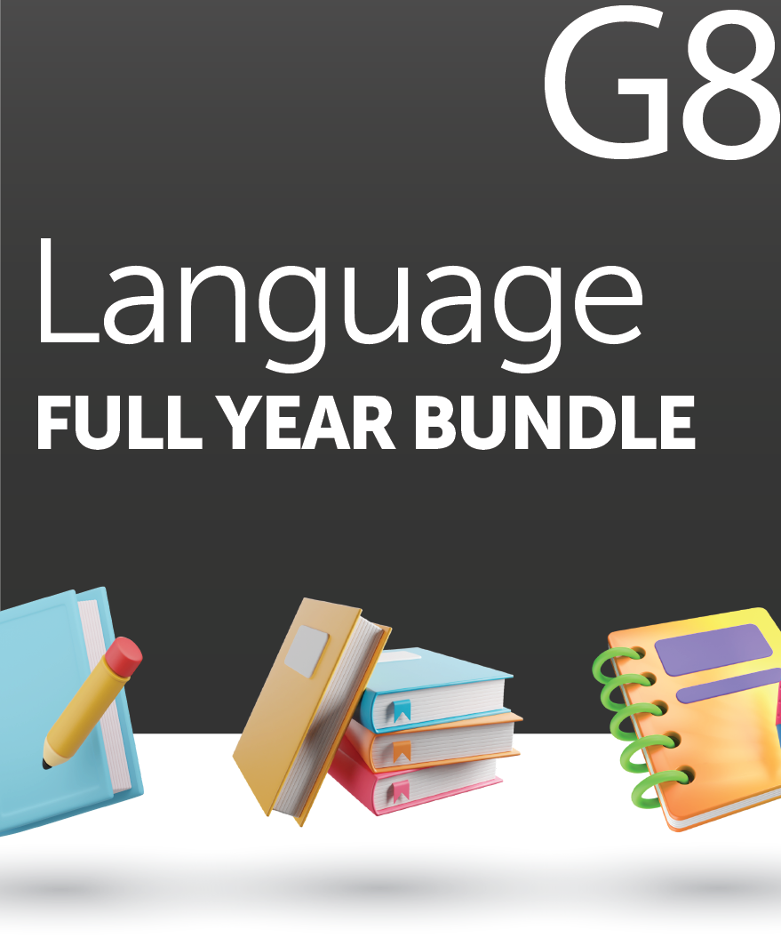 Grade 8 Language Arts – Full Year Bundle - Schoolio