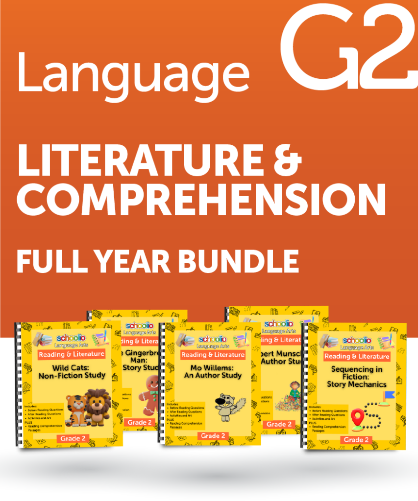 Grade 2 Literature & Comprehension – Full Year Bundle - Schoolio